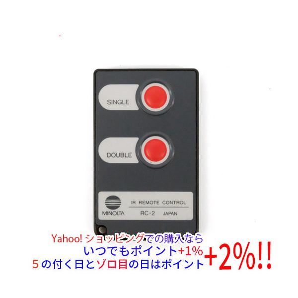 【商品名：】ミノルタ REMOTE CONTROL RC-2　／　【商品状態：】動作確認済みの中古品です。／ ／ ※中古品ですので、傷、汚れ等ある場合がございます。／ ご理解の上、ご検討お願いします。　／　【検索用キーワード：】≪即納≫ R...
