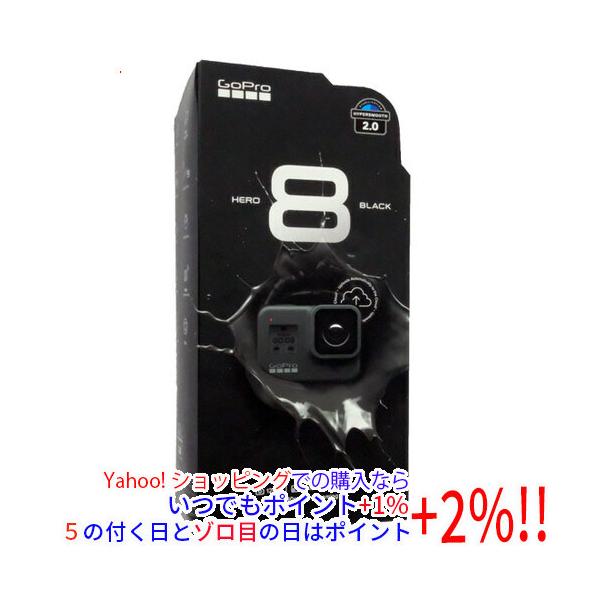 【商品名：】GoPro ウェアラブルカメラ HERO8 BLACK CHDHX-802-FW 未使用　／　【商品状態：】未使用品です。／／※メーカー保証は受けられません。　／　【検索用キーワード：】≪即納≫ HERO8 BLACK CHDH...