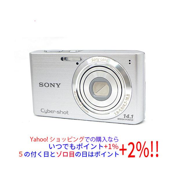 【商品名：】SONY製 Cyber-shot DSC-W610 シルバー 1410万画素　／　【商品状態：】動作確認済の中古品です。／ ／ ※中古品ですので、傷、汚れ等ある場合がございます。ご理解の上、ご検討お願いします。　／　【検索用キー...