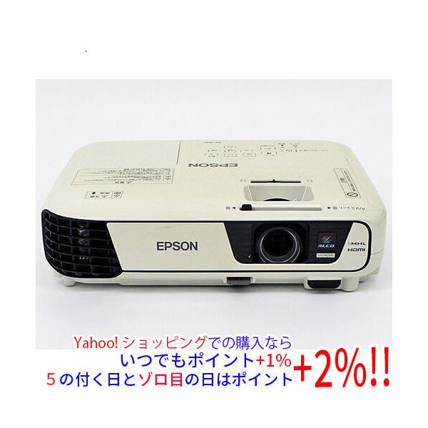 【商品名：】EPSON製 液晶プロジェクター EB-W31 3200ルーメン 本体のみ 本体日焼け　／　【商品状態：】動作確認済の中古品です。／ ／ ※本体が日焼けしています。／ ／ ※中古品ですので、傷、汚れ等ある場合がございます。ご理解...