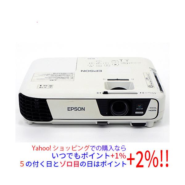 【商品名：】EPSON製 液晶プロジェクター EB-W31 3200ルーメン 本体のみ ファンカバーなし　／　【商品状態：】動作確認済の中古品です。／ ／※通気ファンのカバーはありません。／ ／ ※中古品ですので、傷、汚れ等ある場合がござい...