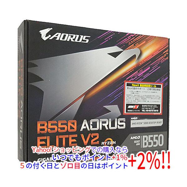 【商品名：】GIGABYTE ATXマザーボード B550 AORUS ELITE V2 Rev.1.4 元箱あり　／　【商品状態：】動作確認済の中古品です。／ ／ ※中古品ですので、傷、汚れ等ある場合がございます。ご理解の上、ご検討お願い...