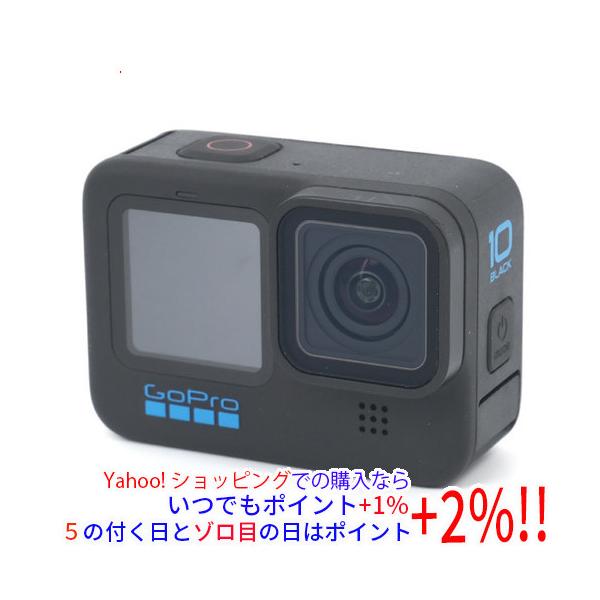 【商品名：】GoPro ウェアラブルカメラ HERO10 BLACK CHDHX-101-FW　／　【商品状態：】動作確認済の中古品です。／ ／ ※中古品ですので、傷、汚れ等ある場合がございます。ご理解の上、ご検討お願いします。　／　【検索...