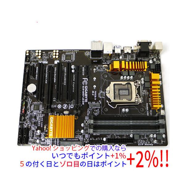 【商品名：】GIGABYTE マザーボード GA-H97-D3H Rev.1.0　／　【商品状態：】動作確認済みの中古品です。／ ／ ※中古品ですので、傷、汚れ等ある場合がございます。／ ご理解の上、ご検討お願いします。　／　【検索用キーワ...