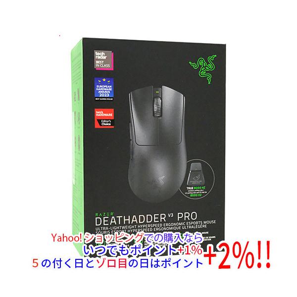 【商品名：】Razer DeathAdder V3 Pro HyperPolling Wireless Dongle Bundle RZ01-04630300-R3WL Black 未使用　／　【商品状態：】未使用品です。／ ／ ※メーカー...
