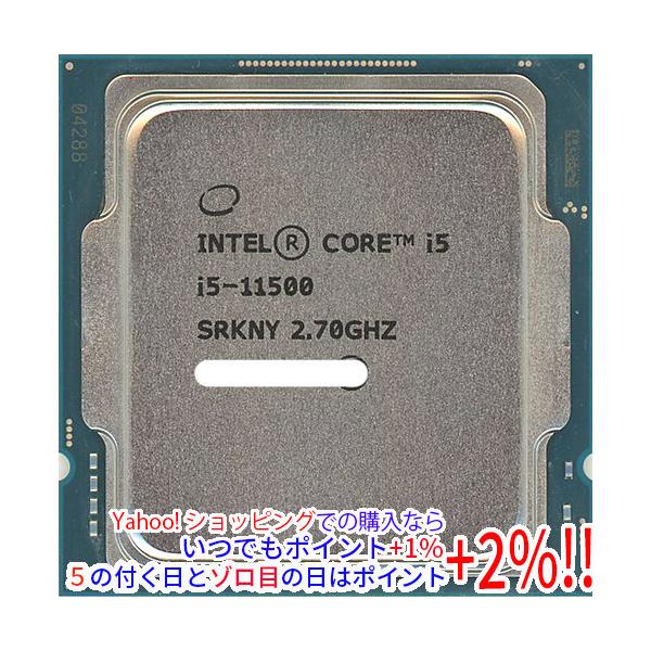 【商品名：】Core i5 11500 2.7GHz 12M LGA1200 SRKNY　／　【商品状態：】動作確認済みの中古品です。／ ／ ※中古品ですので、傷、汚れ等ある場合がございます。／ ご理解の上、ご検討お願いします。　／　【検索...