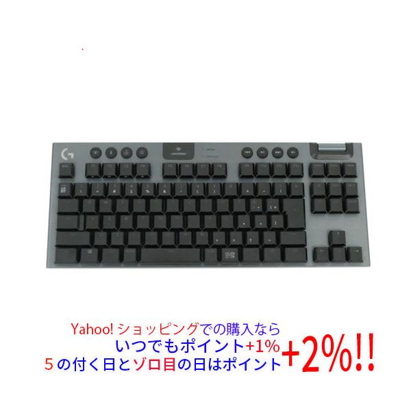 【商品名：】ロジクール G913 TKL LIGHTSPEED Wireless RGB Mechanical Gaming Keyboard-Clicky G913-TKL-CKBK ブラック　／　【商品状態：】動作確認済の中古品です。／...