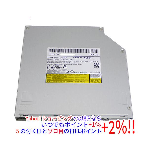 【商品名：】Panasonic Blu-rayドライブ UJ-267 ベゼルなし　／　【商品状態：】動作確認済みの中古品です。／※中古品のため、使用感や傷、汚れ等がある場合がございます。／※ベゼル無し　／　【検索用キーワード：】≪DVD わ...