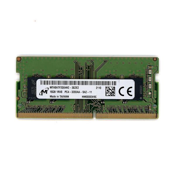 【商品名：】Micron ノート用 MTA8ATF2G64HZ-3G2E2 SODIMM DDR4 PC4-25600 16GB　／　【商品状態：】動作確認済みの中古品です。／※中古品のため、使用感や傷、汚れ等がある場合がございます。　／　...