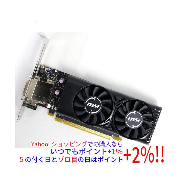 【商品名：】MSI グラボ GTX 1050 Ti 4GT LP PCIExp 4GB　／　【商品状態：】動作確認済みの中古品です。／※中古品のため、使用感や傷、汚れ等がある場合がございます。　／　【検索用キーワード：】≪ビデオカード グラ...