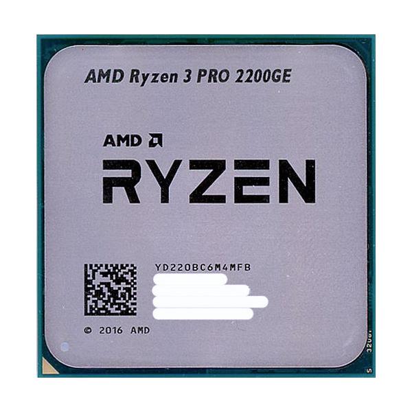 【商品名：】AMD Ryzen 3 PRO 2200GE YD220BC6M4MFB 3.2GHz SocketAM4　／　【商品状態：】動作確認済みの中古品です。／※中古品のため、使用感や傷、汚れ等がある場合がございます。　／　【検索用キ...