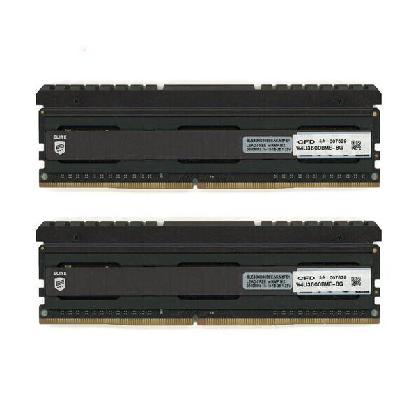 【商品名：】CFD デスクトップ用 W4U3600BME-8G DDR4 PC4-3600 PC4-28800 8GB 2枚組　／　【商品状態：】動作確認済みの中古品です。／※中古品のため、使用感や傷、汚れ等がある場合がございます。　／　【...
