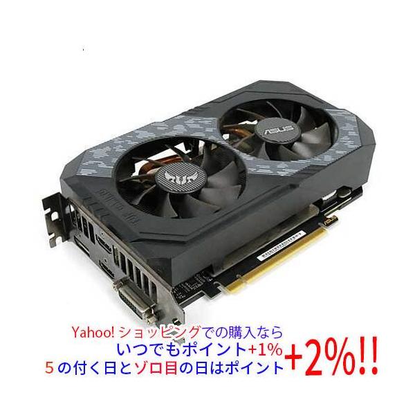 【商品名：】ASUS グラボ TUF-RTX2060-O6G-GAMING PCIExp 6GB　／　【商品状態：】動作確認済みの中古品です。／※中古品のため、使用感や傷、汚れ等がある場合がございます。　／　【検索用キーワード：】≪ビデオカ...