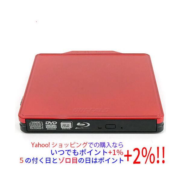 【商品名：】BUFFALO 外付けブルーレイドライブ BRXL-PC6VU2C レッド 本体のみ　／　【商品状態：】動作確認済みの中古品です。／※中古品のため、使用感や傷、汚れ等がある場合がございます。　／　【検索用キーワード：】≪バッファ...