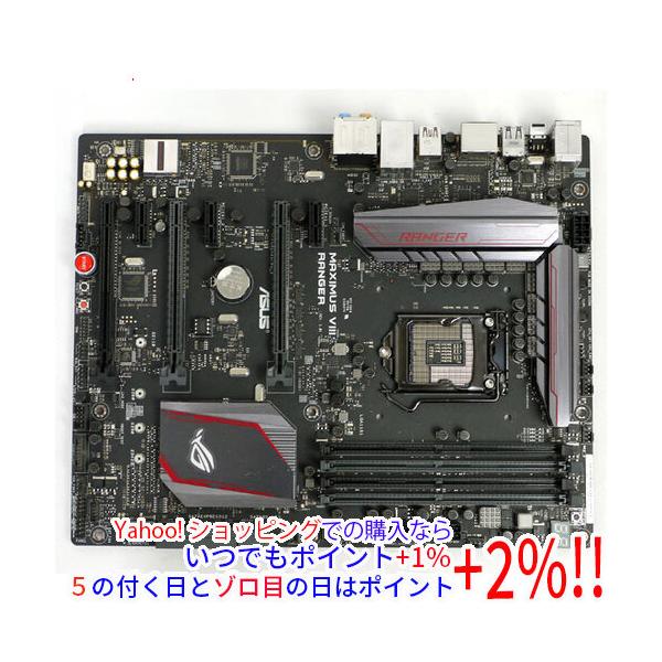【商品名：】ASUS製マザーボード MAXIMUS VIII RANGER LGA1151　／　【商品状態：】動作確認済みの中古品です。／※中古品のため、使用感や傷、汚れ等がある場合がございます。　／　【検索用キーワード：】≪ASUSTeK...