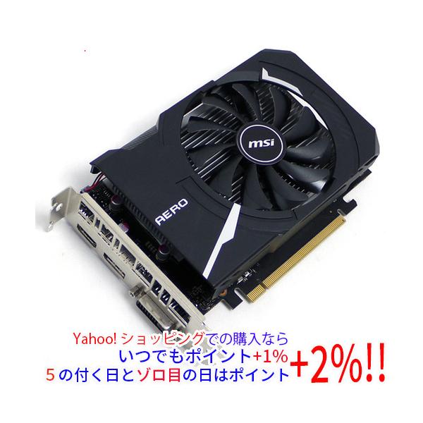 【商品名：】MSI グラボ GeForce GTX 1630 AERO ITX 4G OC PCIExp 4GB　／　【商品状態：】動作確認済みの中古品です。／※中古品のため、使用感や傷、汚れ等がある場合がございます。　／　【検索用キーワー...