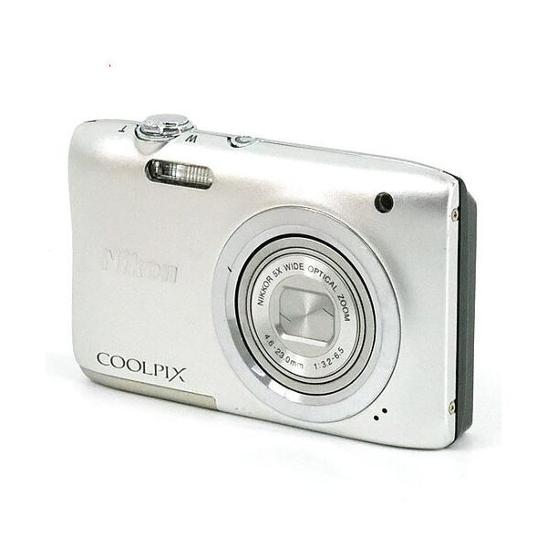 【商品名：】Nikon デジカメ COOLPIX A100SL シルバー 2005万画素 液晶画面いたみ 本体のみ　／　【商品状態：】動作確認済みの中古品です。／※液晶画面に液晶焼けによる色褪せがございます。／※中古品のため、使用感や傷、汚...