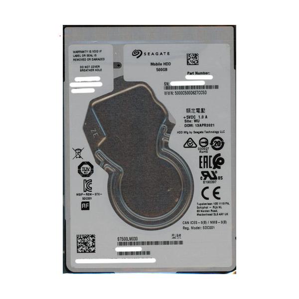 【商品名：】SEAGATE ノート用HDD 2.5inch ST500LM030 500GB 7mm 2000〜3000時間以内　／　【商品状態：】動作確認済みの中古品です。／※中古品のため、使用感や傷、汚れ等がある場合がございます。／／使...