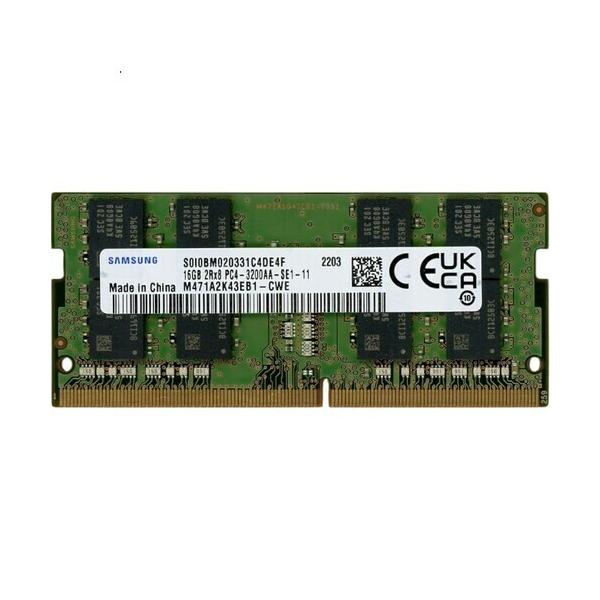 【商品名：】SAMSUNG ノート用 M471A2K43EB1-CWE SODIMM DDR4 PC4-3200 PC4-25600 16GB　／　【商品状態：】動作確認済みの中古品です。／※中古品のため、使用感や傷、汚れ等がある場合がござ...