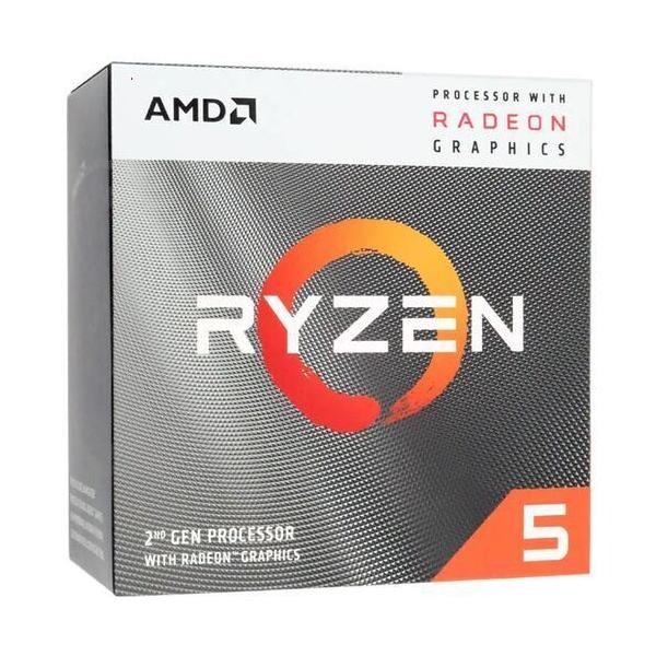 【商品名：】AMD Ryzen 5 3400G with Wraith Stealth Cooler YD3400C5M4MFH 3.7GHz SocketAM4 元箱あり　／　【商品状態：】動作確認済みの中古品です。／※中古品のため、使用...