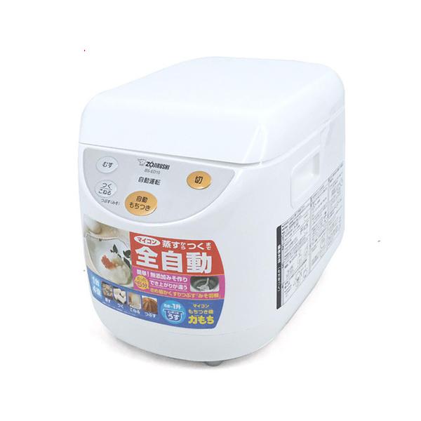 【商品名：】ZOJIRUSHI もちつき機 力もち BS-ED10-WA　／　【商品状態：】新品　／　【検索用キーワード：】≪象印 餅つき機≫ 力もち BS-ED10　／　【型番：】BS-EB10-WB / ホワイト　／　【商品説明：】蒸す...