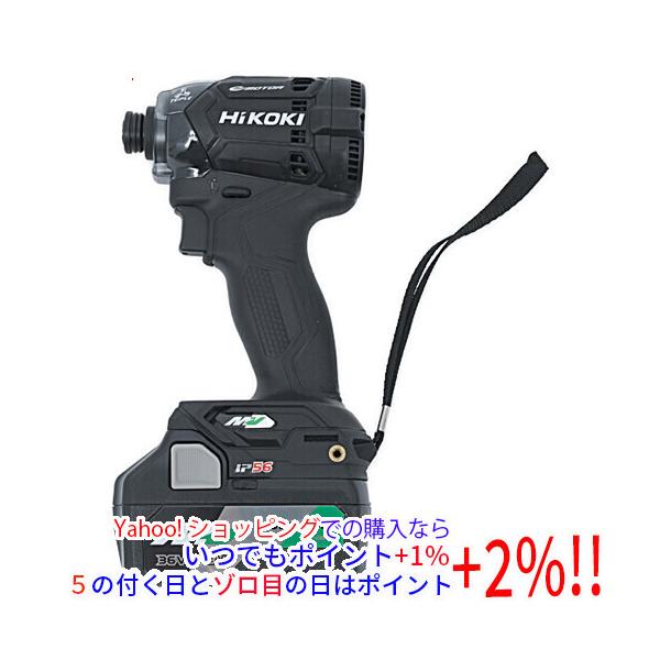 【商品名：】HiKOKI インパクトドライバー WH36DC(2XP)(B) ストロングブラック　／　【商品状態：】新品／／当店では電動工具に関しましての初期不良の対応期間を2週間と定めさせて いただいております。／それ以降の使用に関しまし...