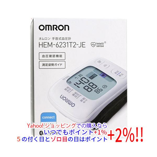 【商品名：】オムロン 手首式血圧計 HEM-6231T2-JE　／　【商品状態：】新品です。　／　【検索用キーワード：】 HEM-6231T2-JE　／　【型番：】HEM-6231T2-JE　／　【仕様：】[基本仕様]／ 計測方式 手首式／...