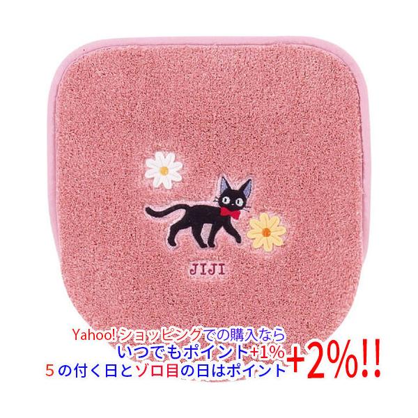 【商品名：】センコー トイレ ふたカバー 普通・洗浄タイプ兼用 魔女の宅急便 花さんぽ 12767 ピンク　／　【商品状態：】新品　／　【検索用キーワード：】≪ジブリ ジジ 猫 即納≫ トイレ ふたカバー 普通・洗浄タイプ兼用 魔女の宅急便...