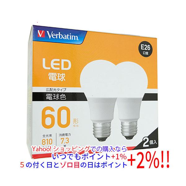 【商品名：】三菱ケミカルメディア LED電球 Verbatim LDA7L-G/LCV2X2 電球色　／　【商品状態：】新品　／　【検索用キーワード：】≪即納≫ LDA7L-G/LCV2X2 [電球色]　／　【型番：】 Verbatim L...