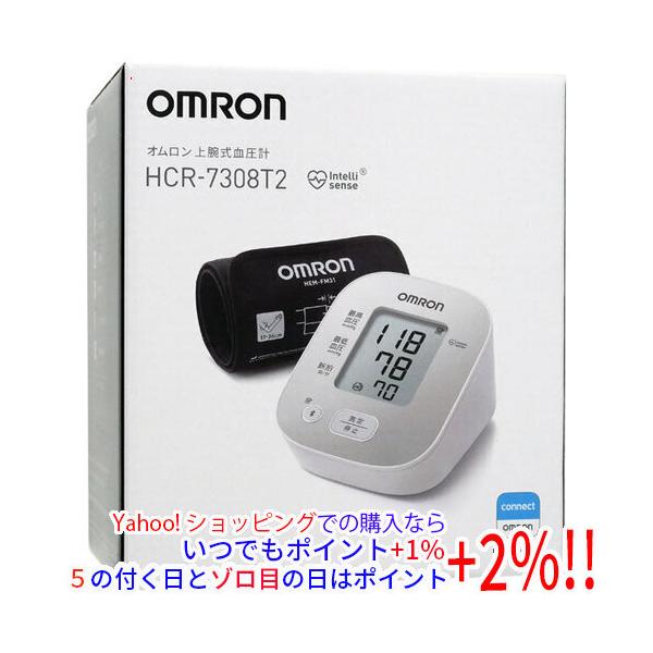 【商品名：】オムロン 上腕式血圧計 HCR-7308T2　／　【商品状態：】新品　／　【検索用キーワード：】≪OMRON≫ HCR-7308T2　／　【型番：】 HCR-7308T2　／　【仕様：】上腕式血圧計種類 カフ式／ 電源 ACアダ...