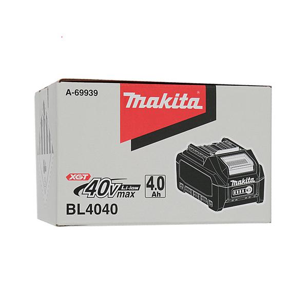【商品名：】【新品(開封のみ・箱きず・やぶれ)】 マキタ リチウムイオンバッテリー 4.0Ah BL4040 A-69939　／　【商品状態：】新品未使用。開封のみの未使用品です。／／（訳あり理由）／※外箱に破れや潰れ等の傷み、もしくは汚れ...