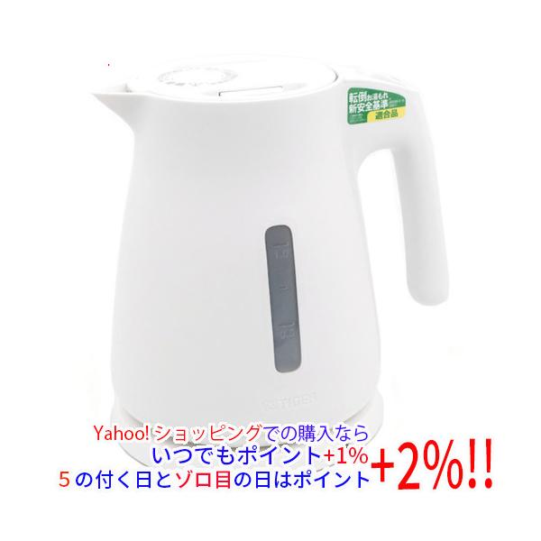 【商品名：】TIGER 電気ケトル QUICK＆SAFE+ 1.0L PCS-A100-W ホワイト　／　【商品状態：】新品　／　【検索用キーワード：】≪電気ポット タイガー魔法瓶≫ PCS-A100-W [ホワイト]　／　【型番：】QUI...