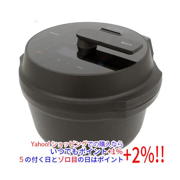 【商品名：】Panasonic 自動調理鍋 オートクッカー ビストロ NF-AC1000-K ブラック　／　【商品状態：】新品です。　／　【検索用キーワード：】≪シャープ その他調理家電≫ オートクッカー ビストロ NF-AC1000-K ...