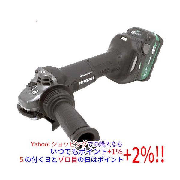 【商品名：】HiKOKI コードレスディスクグラインダ(ブレーキ付) G3610DC (2XPBZ) ストロングブラック　／　【商品状態：】新品です。／ ／ 当店では電動工具に関しましての初期不良の対応期間を2週間と定めさせていただいており...