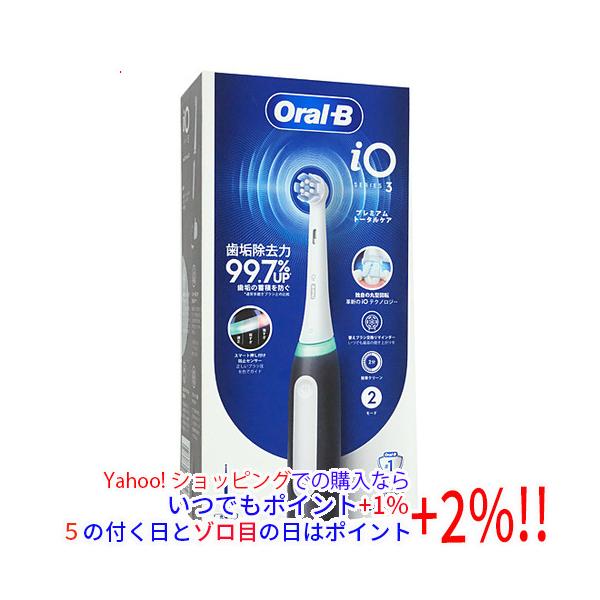 【商品名：】Braun 電動歯ブラシ オーラルB iO3 IOG3.1C6.0 BKH マットブラック　／　【商品状態：】新品です。　／　【検索用キーワード：】≪ブラウン≫ IOG3.1C6.0 BKH　／　【型番：】IOG3.1C6.0 ...