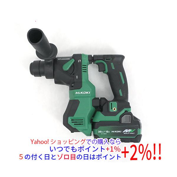 【商品名：】HiKOKI 18V ロータリーハンマドリル DH18DPA (2XPZ)　／　【商品状態：】新品／ ／ ※ケース・付属品完備／ ／ 当店では電動工具に関しましての初期不良の対応期間を2週間と定めさせていただいております。／ そ...