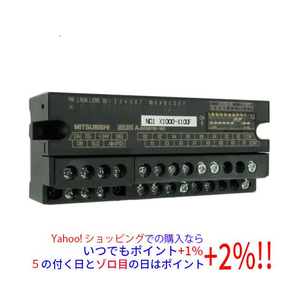 【商品名：】【新品訳あり(箱きず・やぶれ)】 三菱電機 シーケンサ CC-Link AJ65SBTB1-16DT　／　【商品状態：】新品です。／／（訳あり理由）／※外箱に破れや潰れ等の傷み、もしくは汚れがある商品となっております。／パッケー...