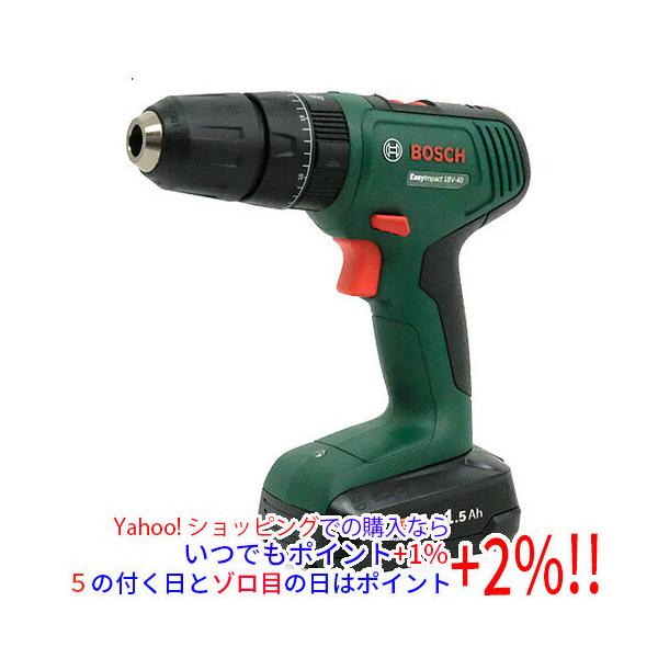 【商品名：】【新品(開封のみ)】 BOSCH コードレス振動ドリル 18V EID118　／　【商品状態：】新品未使用。開封のみの未使用品です。／ ／ （訳あり理由）／※ケース・付属品完備／ ／ 当店では電動工具に関しましての初期不良の対応...