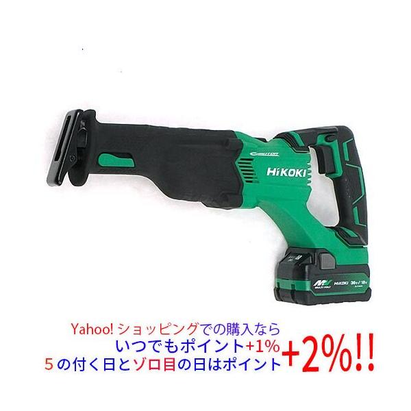 【商品名：】HiKOKI 充電式セーバソー 18V CR18DBL (LXPKZ)　／　【商品状態：】新品／ ／ 当店では電動工具に関しましての初期不良の対応期間を2週間と定めさせていただいております。／ それ以降の使用に関しましての不良は...