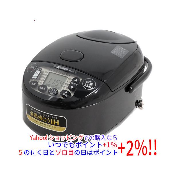 【商品名：】ZOJIRUSHI IH炊飯ジャー 極め炊き 5.5合炊き NW-VK10-BA ブラック　／　【商品状態：】新品です。　／　【検索用キーワード：】≪象印 炊飯器 即納≫ 極め炊き NW-VK10-BA [ブラック]　／　【型番...