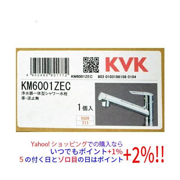 【商品名：】KVK 浄水器内蔵シングルシャワー付混合栓 寒冷地用 KM6001ZEC　／　【商品状態：】新品／ ／ ※本製品に関する技術的なお問い合わせやトラブルシューティングにつきましては、当店では対応しておりません。／恐れ入りますが、製...