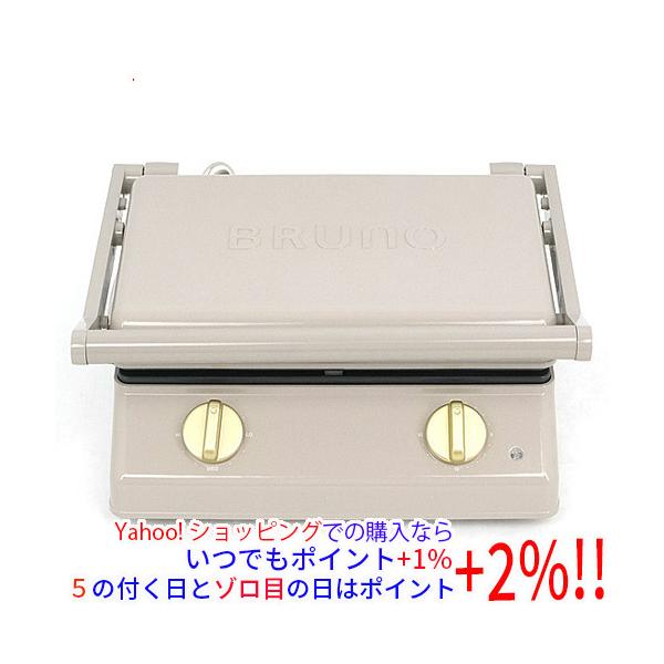 【商品名：】BRUNO グリルサンドメーカー ダブル BOE084-GRG グレージュ　／　【商品状態：】新品　／　【検索用キーワード：】 BRUNO グリルサンドメーカー ダブル BOE084-GRG [グレージュ]　／　【型番：】 BO...