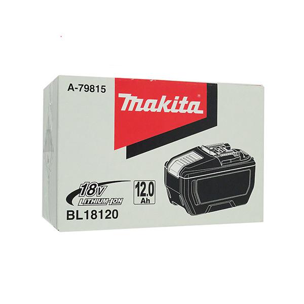 【商品名：】マキタ リチウムイオンバッテリー 18V 12Ah BL18120 A-79815　／　【商品状態：】新品です。　／　【検索用キーワード：】≪makita 純正 その他の工具≫ BL18120　／　【型番：】BL18120 A-...