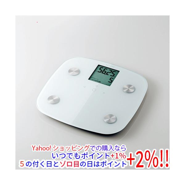 【商品名：】ELECOM 体組成計 エクリア HCS-FS01XWH ホワイト　／　【商品状態：】新品　／　【検索用キーワード：】≪エレコム 体脂肪計・体重計 即納≫ エクリア HCS-FS01XWH [ホワイト]　／　【型番：】エクリア ...