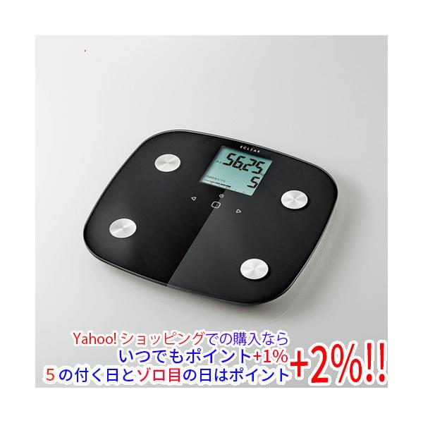 【商品名：】ELECOM 体組成計 エクリア HCS-FS01XBK ブラック　／　【商品状態：】新品　／　【検索用キーワード：】≪エレコム 体脂肪計・体重計 即納≫ エクリア HCS-FS01XBK [ブラック]　／　【型番：】エクリア ...