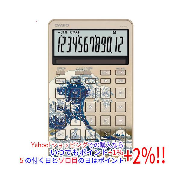 【商品名：】CASIO製 デザイン電卓 12桁 神奈川沖浪裏 JF-M200-TJ-KHK-N　／　【商品状態：】新品です。　／　【検索用キーワード：】≪カシオ 即納≫ JF-M200-TJ-KHK-N　／　【型番：】JF-M200-TJ-...
