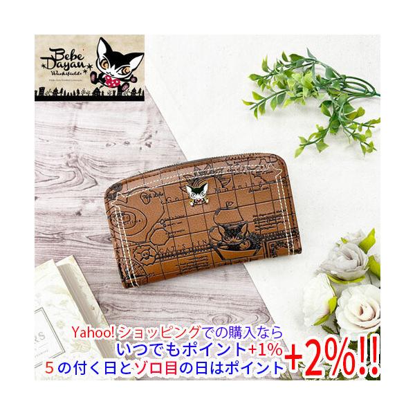 【商品名：】【新品(開封のみ)】 ベベダヤン BebeDayan コンパスローズ RF札入れ BB5-1782 ブラウン　／　【商品状態：】新品未使用です。　／　【検索用キーワード：】≪即納 折りたたみ財布≫ BB5-1782 ブラウン　／...