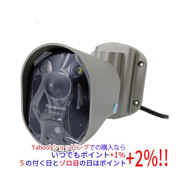 【商品名：】【新品訳あり(開封のみ・箱きず・やぶれ)】 Panasonic 屋外ワイヤレスカメラ VL-WD812K　／　【商品状態：】新品未使用。開封のみの未使用品です。／／（訳あり理由）／※外箱に激しい破れや潰れ等の傷み、もしくは汚れが...