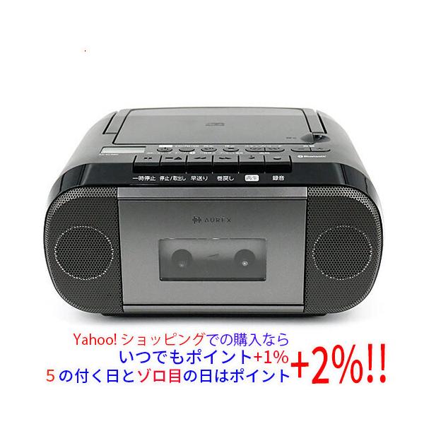 【商品名：】TOSHIBA CDラジオカセットレコーダー AUREX AX-KCR80(K) ブラック　／　【商品状態：】新品の商品です。　／　【検索用キーワード：】≪東芝 即納≫ AUREX AX-KCR80 K  [ブラック]　／　【型...