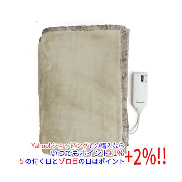 【商品名：】【新品訳あり(箱きず・やぶれ)】 Panasonic 電気かけしき毛布(シングルMサイズ) DB-RM3M-C ベージュ　／　【商品状態：】新品の商品です。／外箱に破れや潰れ、汚れなどのダメージがあります。／（訳あり理由）／※外...
